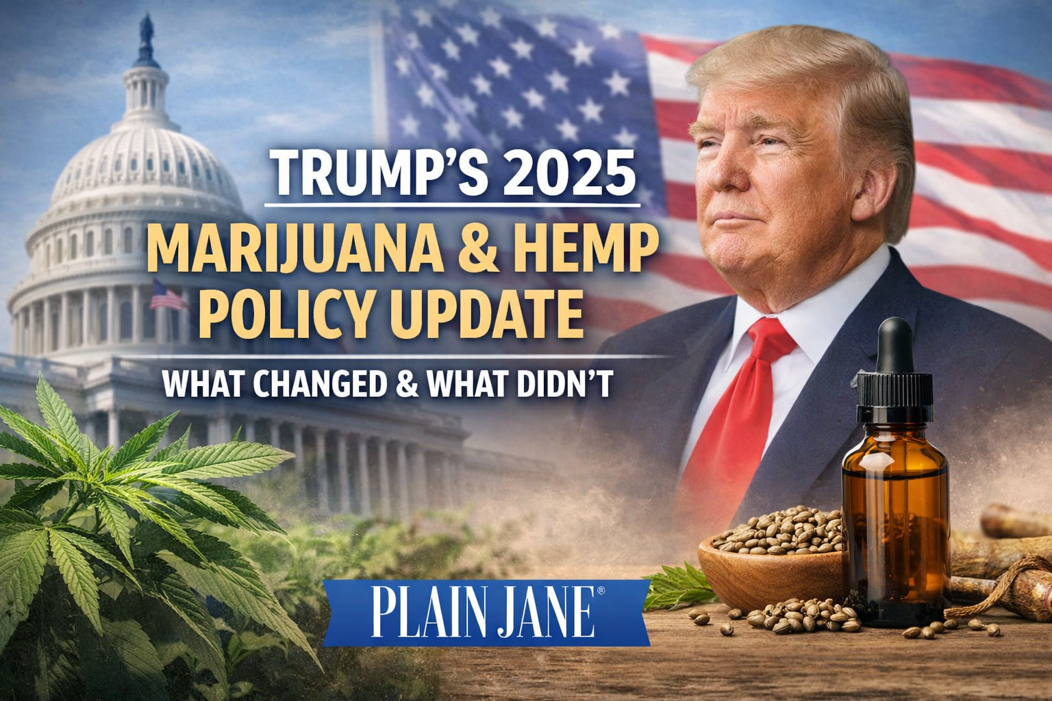 Trump’s 2025 Marijuana & Hemp Policy Update – PlainJane